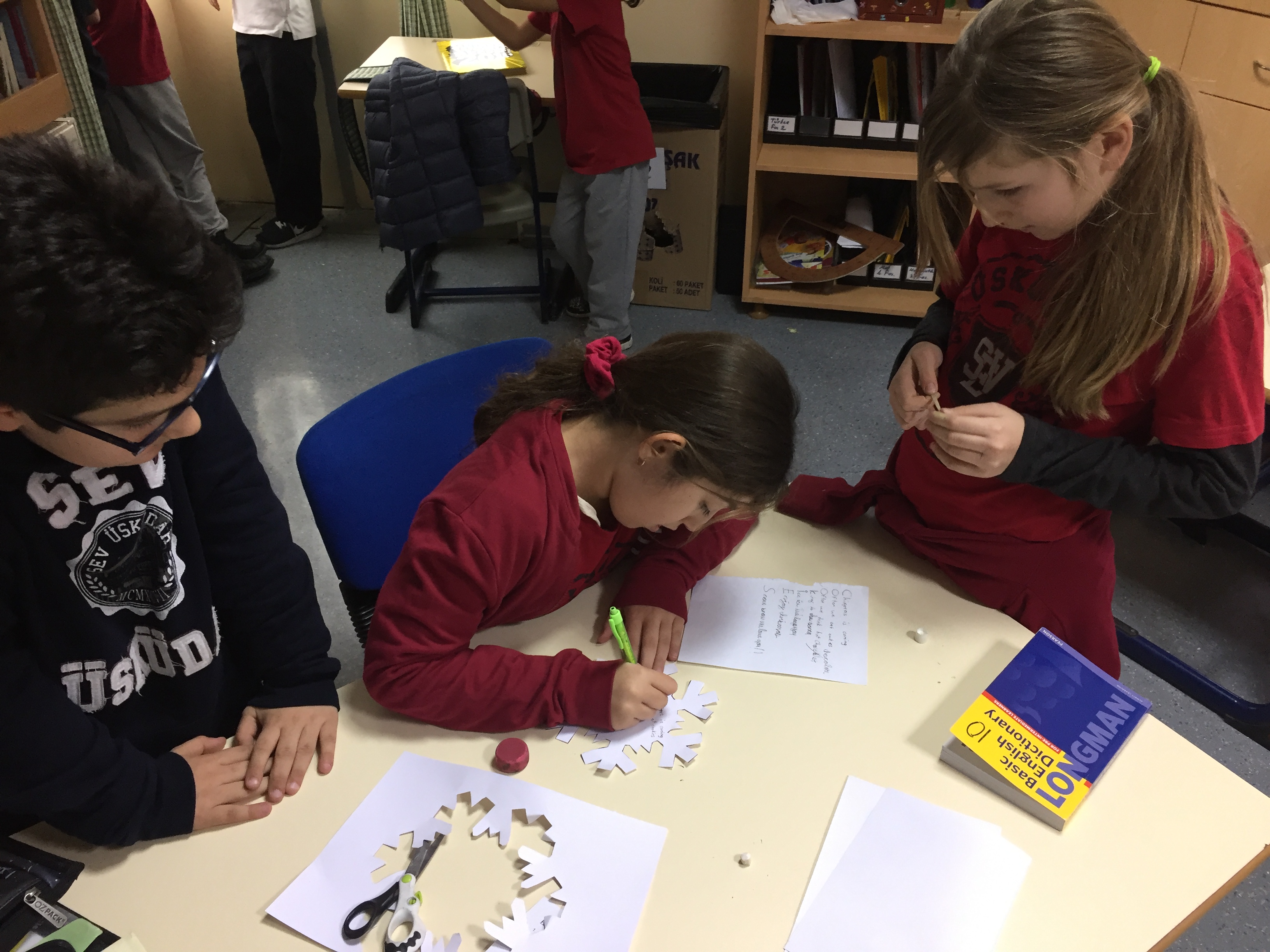 SNOWFLAKE ACROSTIC POEM WITH 4th GRADERS | SEV Schools
